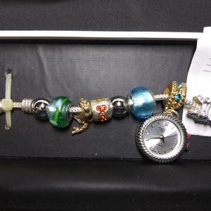 Figaro Couture | Jewelry | Figaro Couture Watch Charm Bracelet New ...